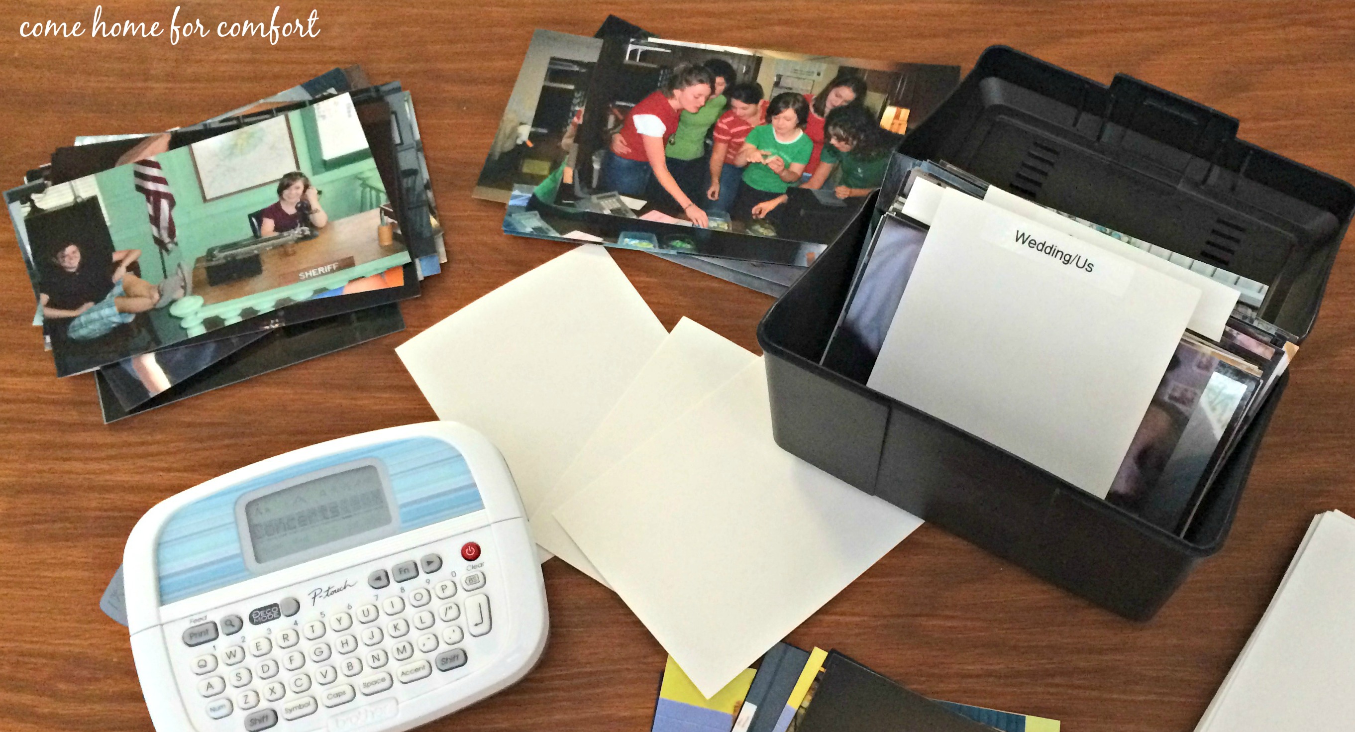 How to Organize Old Photos – Come Home For Comfort