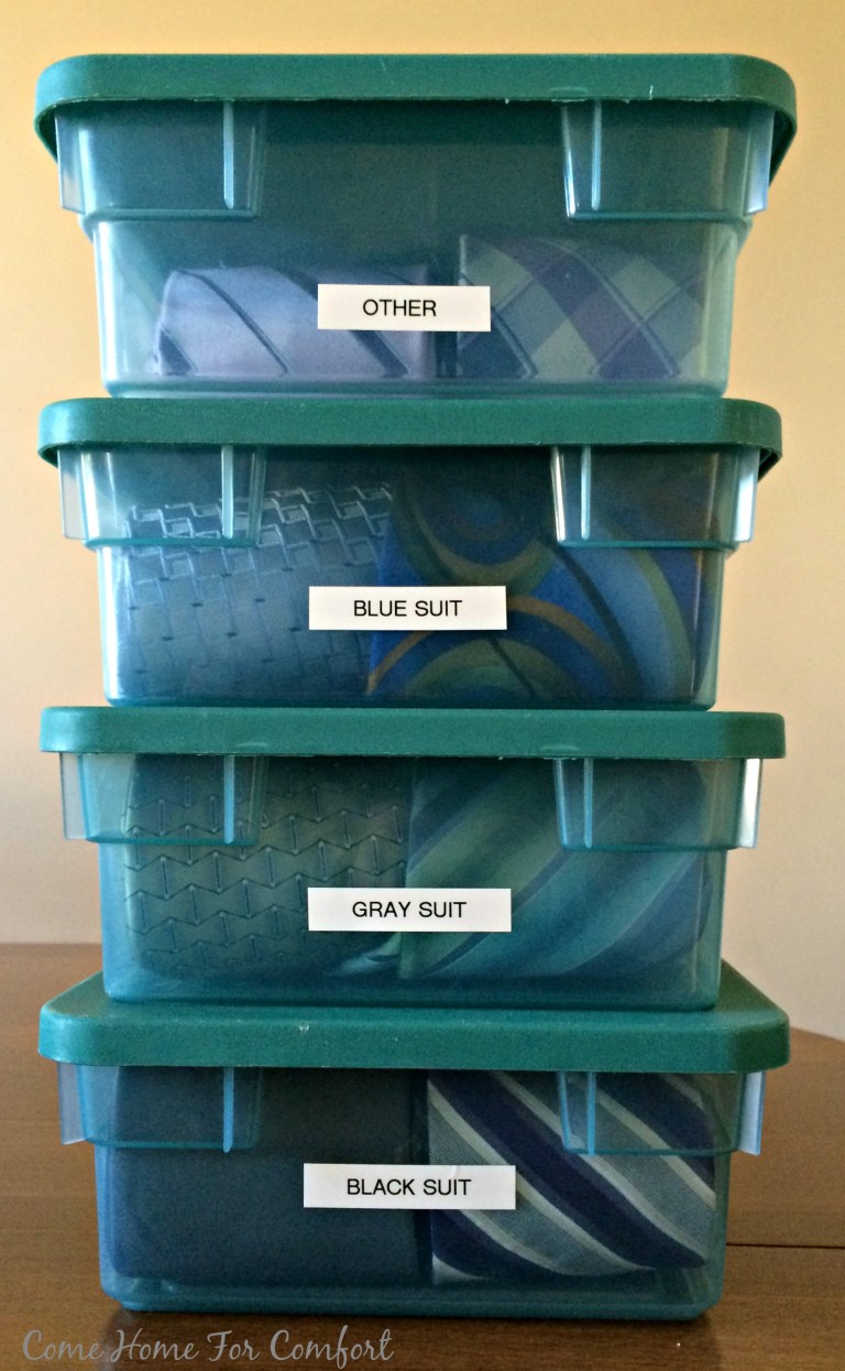 How To Organize Ties – Come Home For Comfort