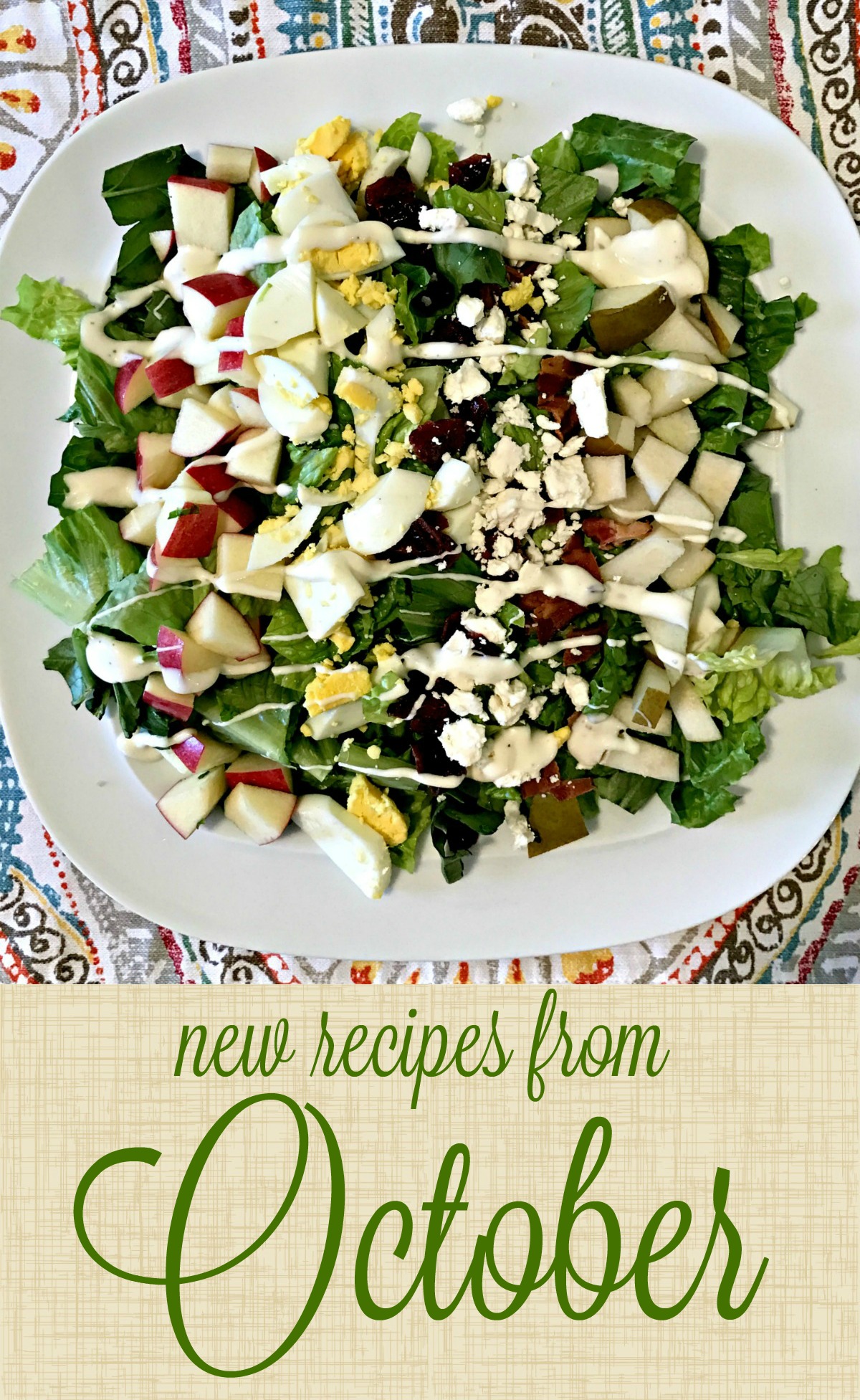 October’s New Recipes – Come Home For Comfort
