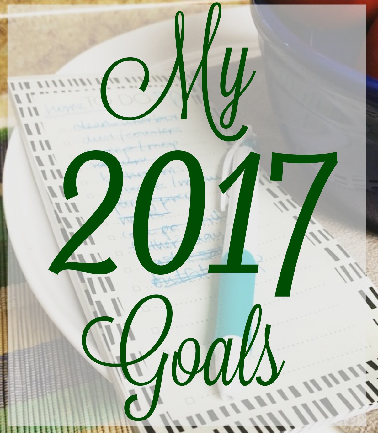 My 2017 Goals – Come Home For Comfort