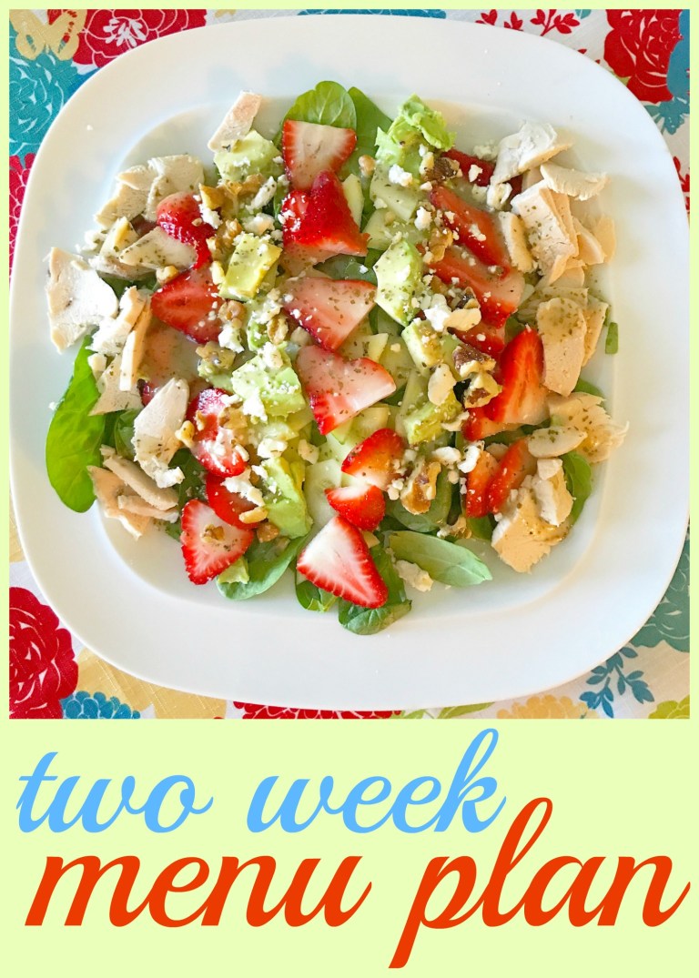 Two-Week Menu Plan {Menu Monday} – Come Home For Comfort