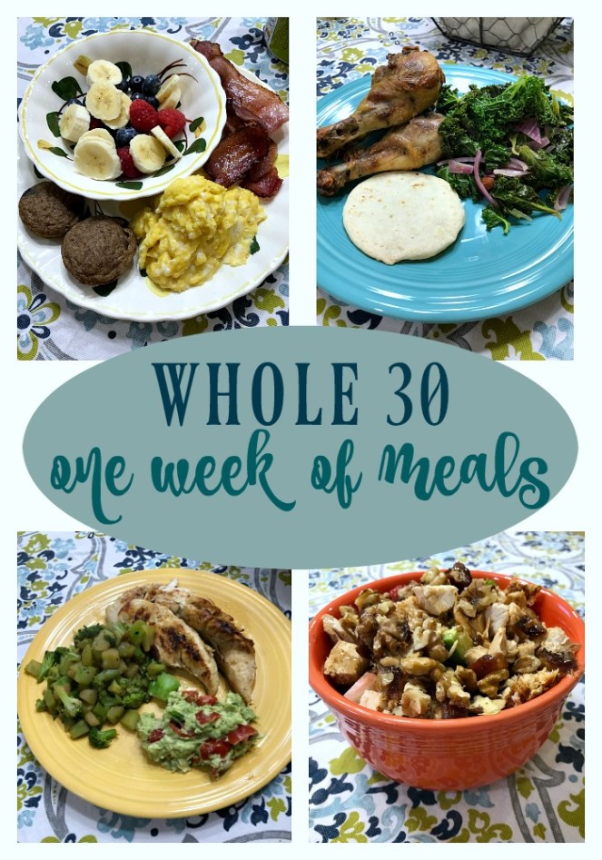 Whole 30 Menu Plan: One Week of Meals! – Come Home For Comfort