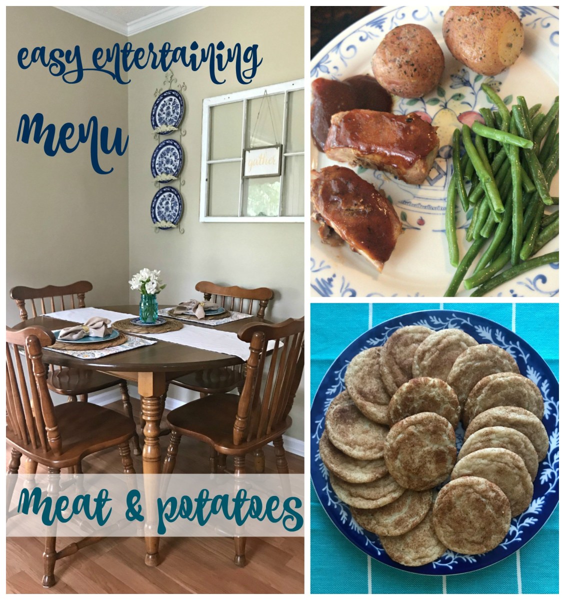 Meat and Potatoes Entertaining Menu – Come Home For Comfort