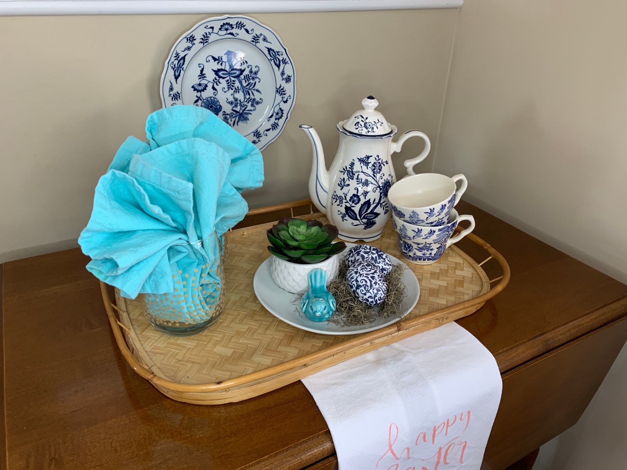 Spring Bar Cart Decor – Come Home For Comfort