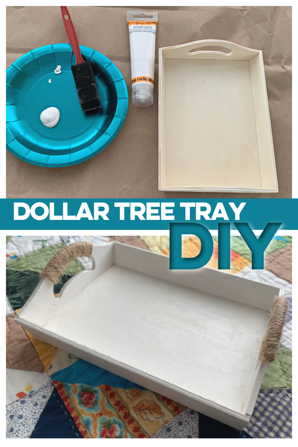 Dollar Tree Tray DIY: Simple Project Under $5 – Come Home For Comfort