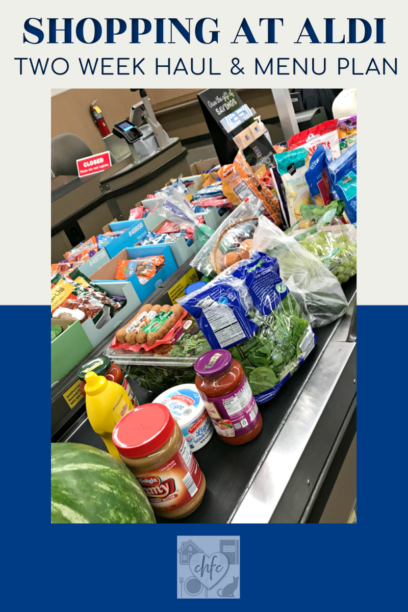 Shopping at ALDI – Two Week Haul and Menu Plan – Come Home For Comfort
