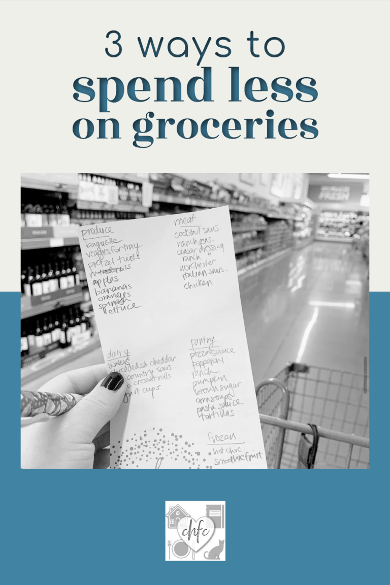 Three Ways To Spend Less On Groceries – Come Home For Comfort